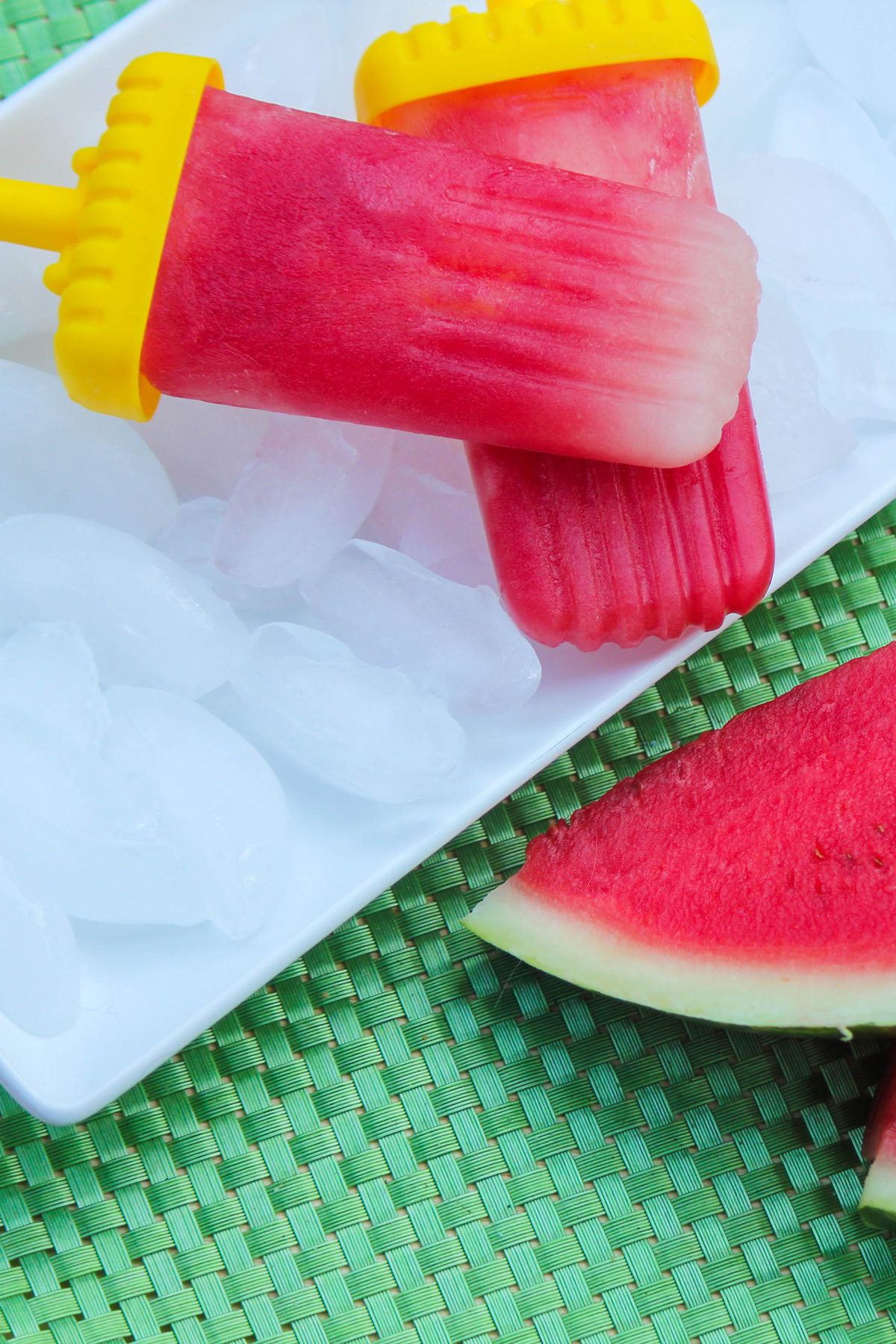 Real Fruit Watermelon Lime Popsicles