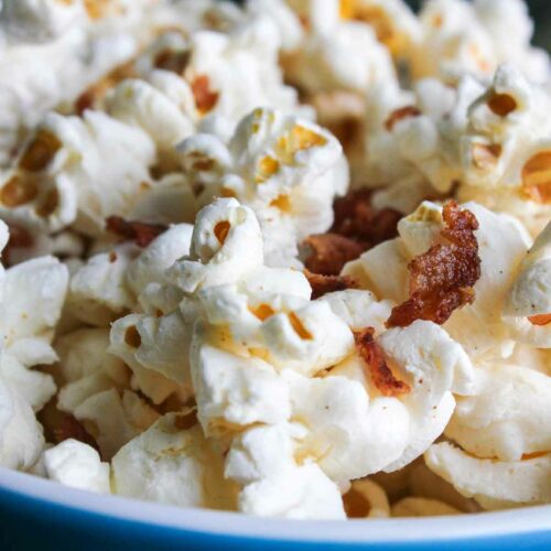 Bacon Popcorn - Just A Few Ingredients