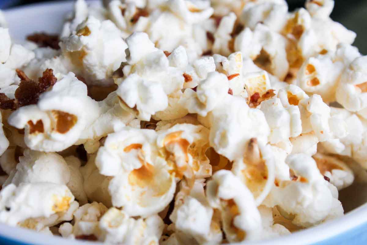 Bacon Popcorn - Just A Few Ingredients